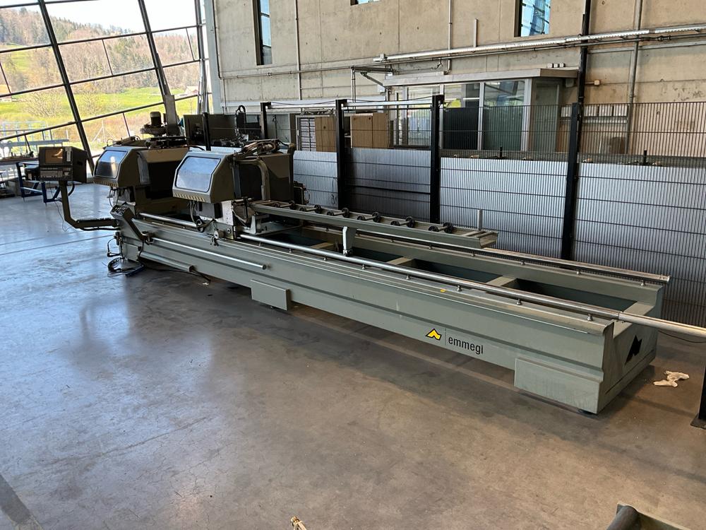2006 Emmegi Combin5 assi star TU/6 profile dual blade sawing machine ...