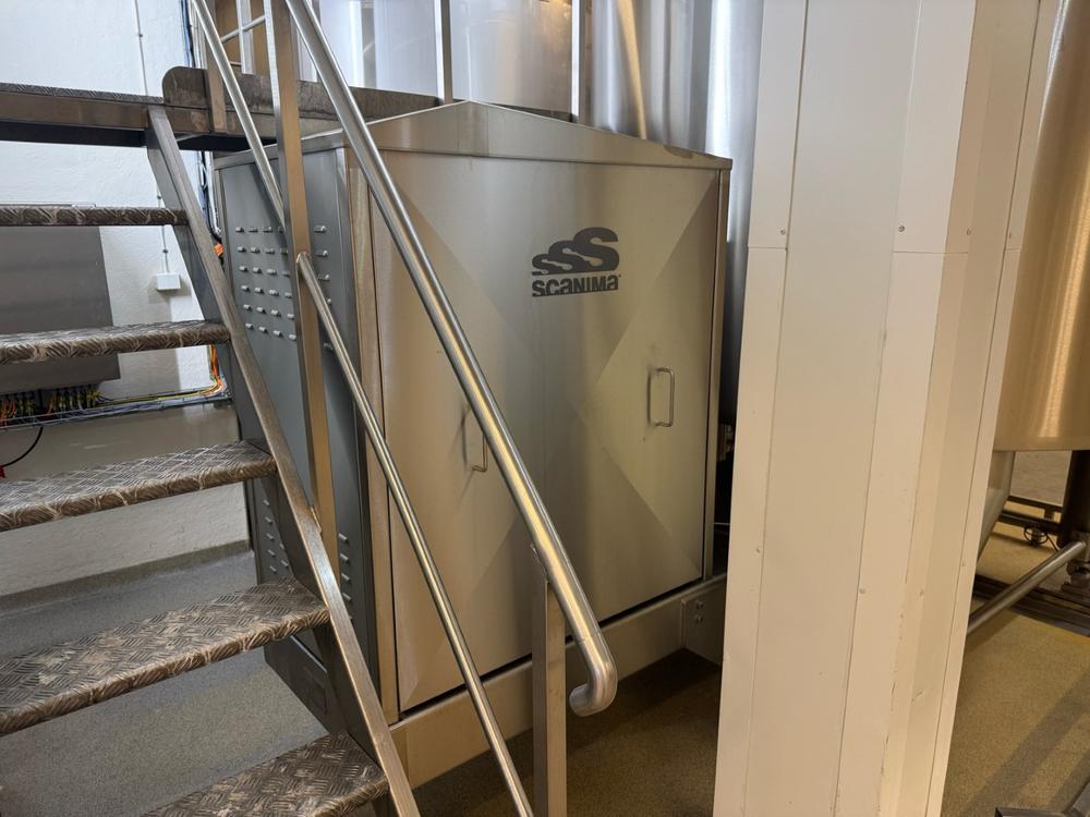 2007 Scanima Mixer STM-10000 s/s vertical mixing tank 10.500L | Dome ...
