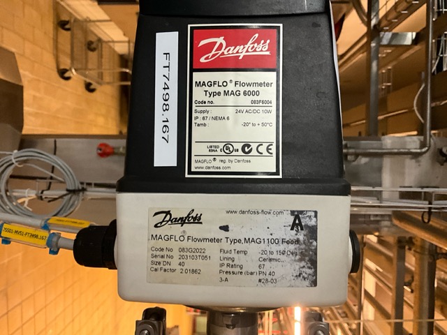 Danfoss MAG 6000 Flowmeter | Dome Auctions