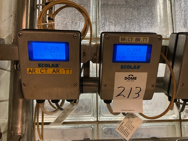 Ecolab temperature/flow meter (8x) | Dome Auctions