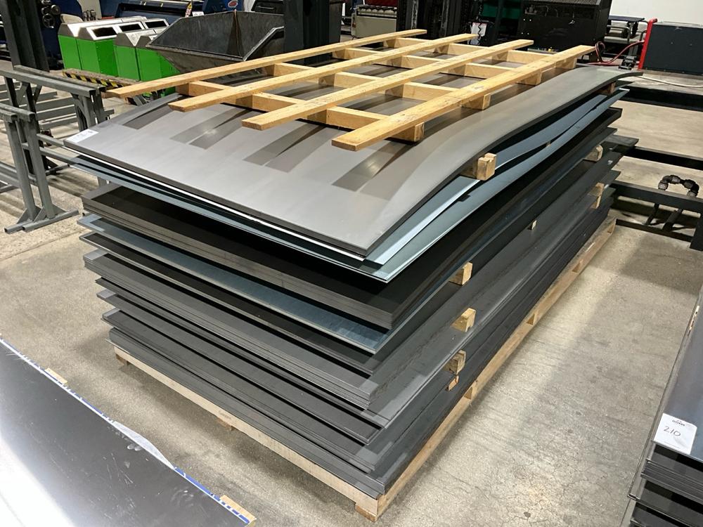 Steel sheet material (approx. 9,6T) | Dome Auctions