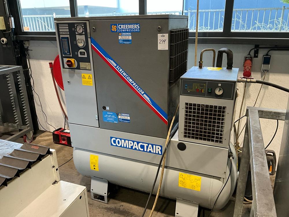 2005 Creemers RCB11/10 screw compressor | Dome Auctions